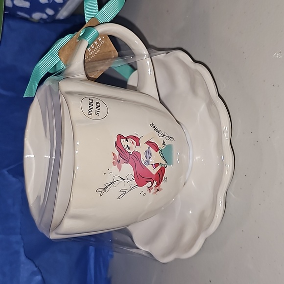 Rae Dunn | Kitchen | New Rae Dunn Disney Little Mermaid Teacup Set ...